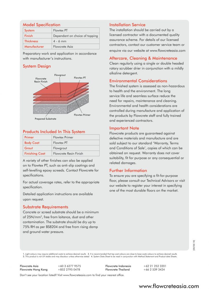 FLOWCRETE - FLOWTEX PT 4-6mm - Bảo Huy Paint